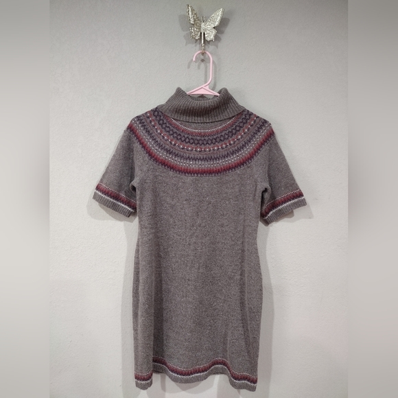 Vintage | Dresses | Vintage Carole Little Cozy Nordic Wool Blend Retro ...